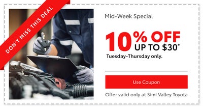 Toyota Service Specials & Coupons